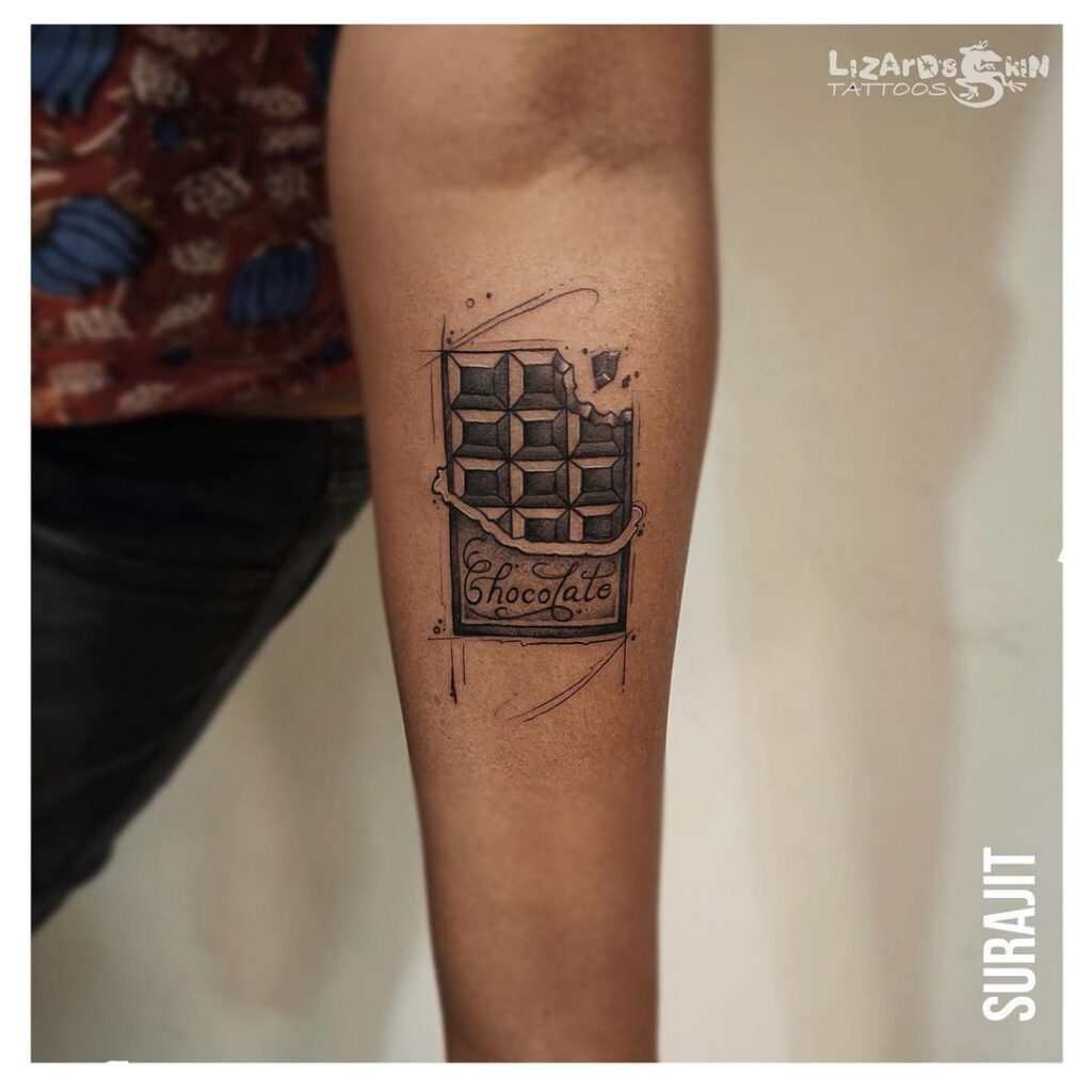 Surajit - Famous Tattoo Artist in Kolkata: Lizard’s Skin Tattoo