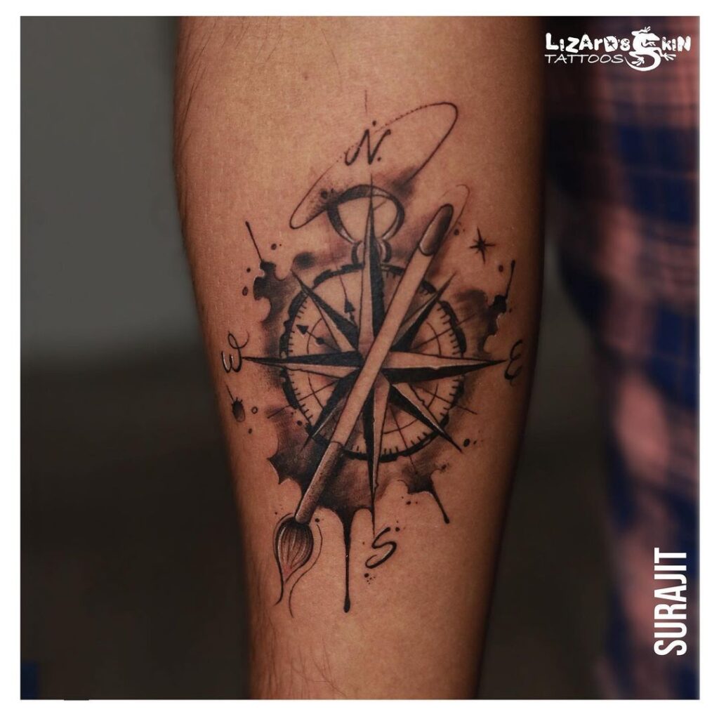 Surajit - Famous Tattoo Artist in Kolkata: Lizard’s Skin Tattoo