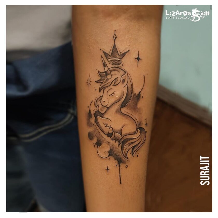 Surajit - Famous Tattoo Artist in Kolkata: Lizard’s Skin Tattoo