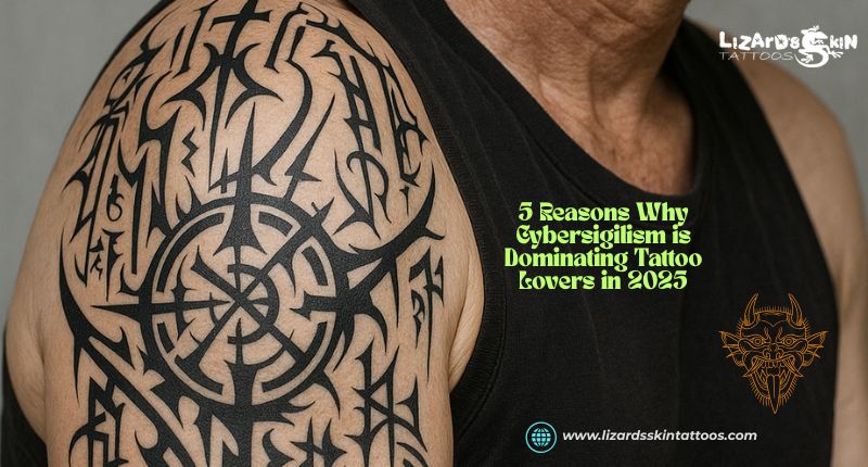 Cybersigilism Tattoos: The Bold Tattoo Trend of 2025 - Lizard's Skin ...