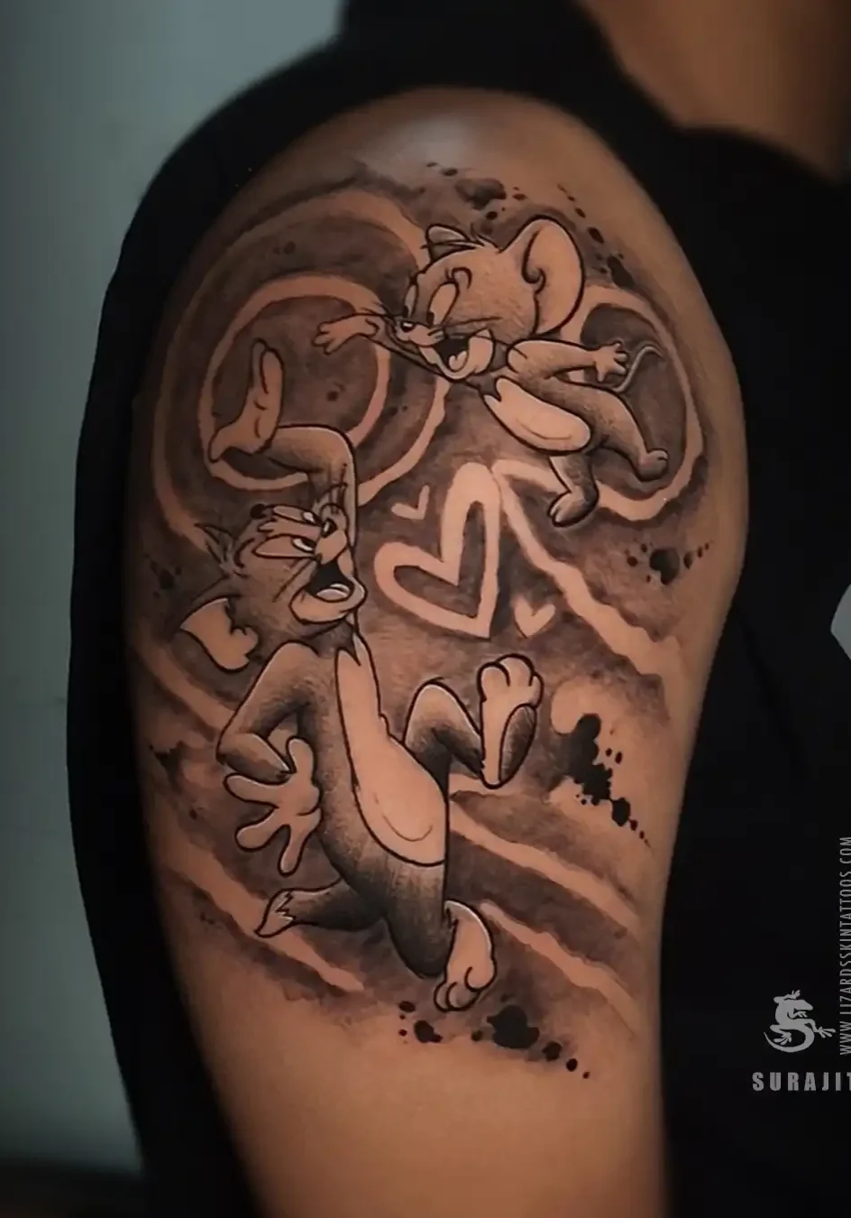 Surajit - Famous Tattoo Artist in Kolkata: Lizard’s Skin Tattoo